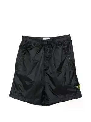 Men's Stone Island Logo Patch Shorts