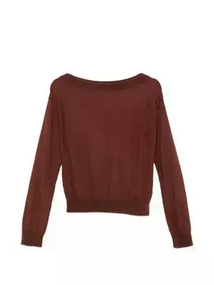 Patrizia Pepe Boat Neck Sweaters For Women