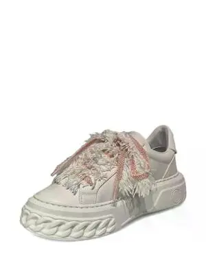 Casadei Fringe Platform Sneakers