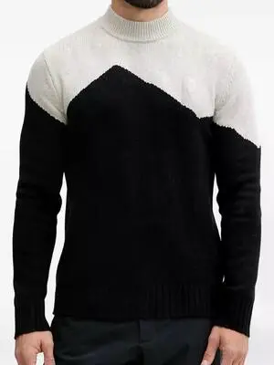 Emporio Armani Color Blocked Knitwear For Men