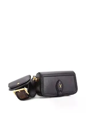 LOUIS VUITTON Officier Pouch Leather Shoulder Bag