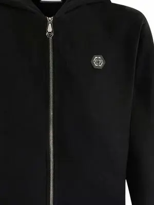Philipp Plein Zip Basic Hoodie