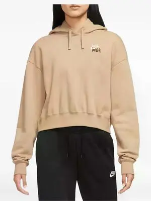 Nike Oversized Cropped Pullover Hoodie