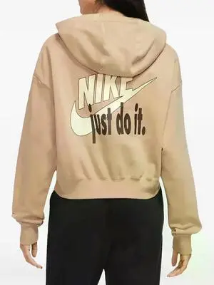 Nike Oversized Cropped Pullover Hoodie