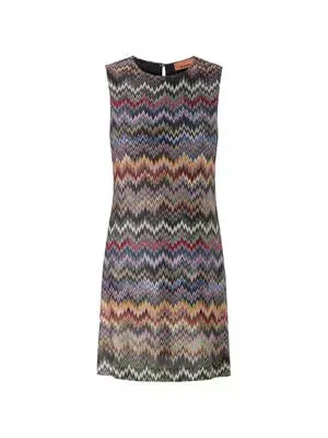 Missoni Chevron Pattern Mini Dress