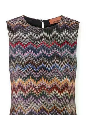 Missoni Chevron Pattern Mini Dress