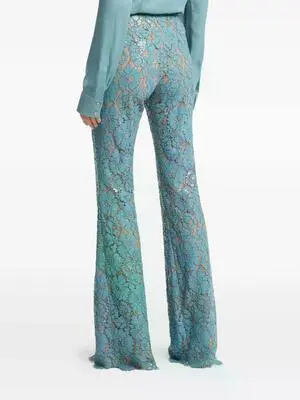 Michael Kors Embroidered Flared Trousers