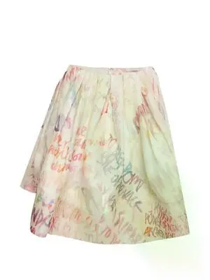 Zimmermann Logo-print Mini Skirt
