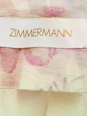Zimmermann Logo-print Mini Skirt
