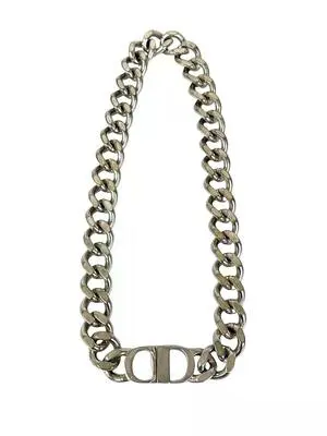 Dior Cd Logo Chain Link Necklace
