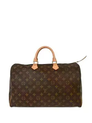 LOUIS VUITTON 2005 Monogram Zip Duffle Tote Bag