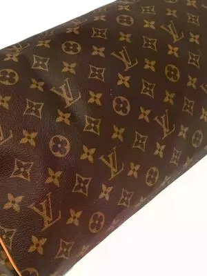 LOUIS VUITTON 2005 Monogram Zip Duffle Tote Bag