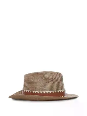 Eleventy Interwoven Sun Hat - Neutrals