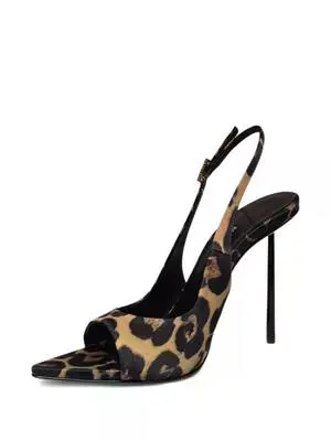 LE SILLA Leopard-print Heeled Sandals