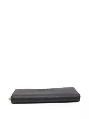 Michael Kors Bedford Logo-lettering Zip-around Wallet - Black