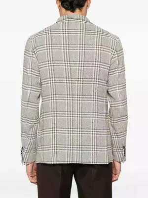 Tagliatore Plaid-pattern Single-breasted Blazer