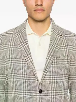 Tagliatore Plaid-pattern Single-breasted Blazer