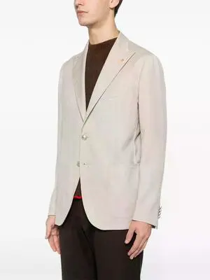 Tagliatore Patch-pocket Two-button Blazer - Neutrals