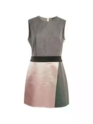 Alexander McQueen Round-neck Mini Dress