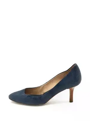 TOD'S Lizard-embossed Leather Pumps