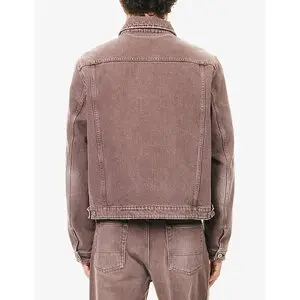 Our Legacy Origin Relaxed-fit Denim Jacket - Overdyed Choco Melon