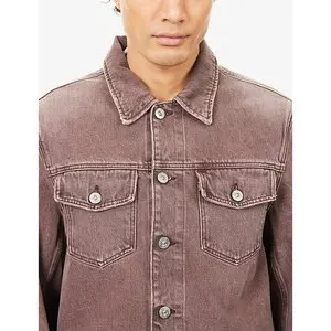 Our Legacy Origin Relaxed-fit Denim Jacket - Overdyed Choco Melon