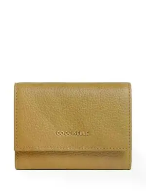 COCCINELLE Press-stud Leather Purse - Neutrals