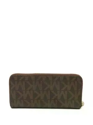Michael Kors Monogram-pattern Zip-around Wallet