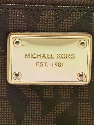 Michael Kors Monogram-pattern Zip-around Wallet