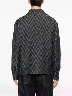 Tagliatore Chest-pockets Patterned Shirt Jacket