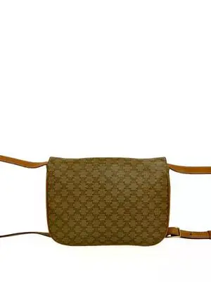 Celine 2002 Macadam Coated Canvas Crossbody Bag