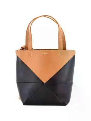Loewe Puzzle Fold Leather Mini Tote Bag