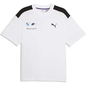 PUMA X Bmw Replica Drivers Cotton Graphic T-shirt - Puma White