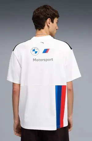 PUMA X Bmw Replica Drivers Cotton Graphic T-shirt