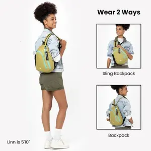 SHERPANI Wayfarer Small Convertible 8l Sling Backpack
