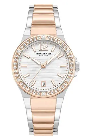KENNETH COLE Glenville Two-tone Bracelet Watch - Multi