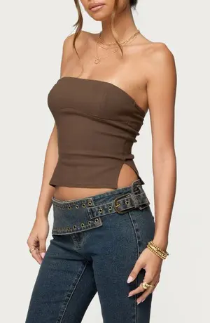 EDIKTED Sade Strapless Top