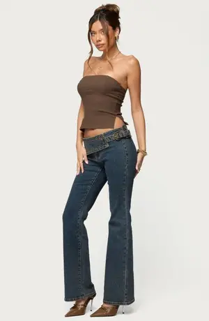 EDIKTED Sade Strapless Top