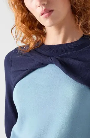 LK BENNETT Aletta Colorblock Sweater