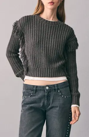 Mango Trimmed Sweaters For Women