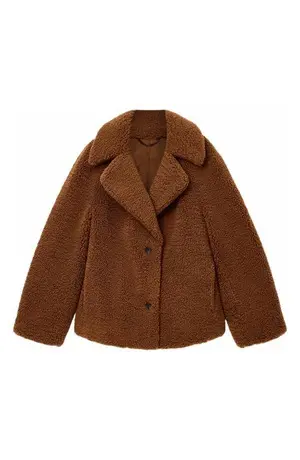ALLSAINTS Eddie Teddy Jacket - Cognac Brown