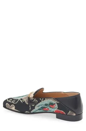 Valentino Garavani Floral Jacquard Loafer With Convertible Heel