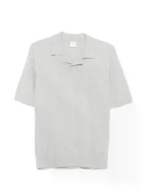 Eleventy Spread-collar Short-sleeved T-shirt