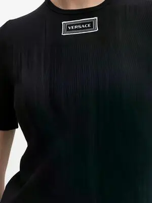 Versace Logo-patch T-shirt