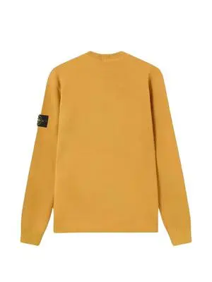 Stone Island Crewneck Sweater With Logo Patch