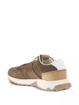 TOD'S Suede Low Top Sneakers - Brown