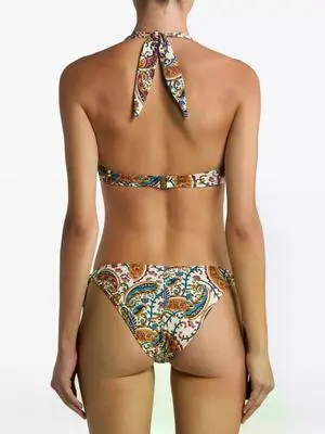 Etro Floral Paisley Print Bikini - Neutrals