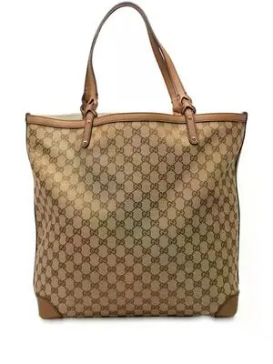 Gucci Gg Canvas Craft Tote Bag