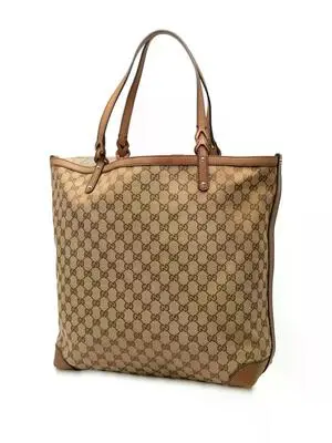 Gucci Gg Canvas Craft Tote Bag