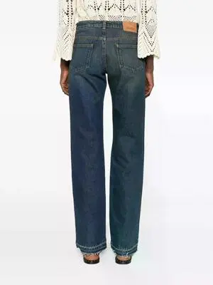 Isabel Marant Frayed-edges Denim Jeans